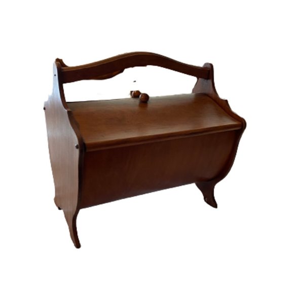 Vintage | Accents | Vintage Wooden Sewing Box | Poshmark